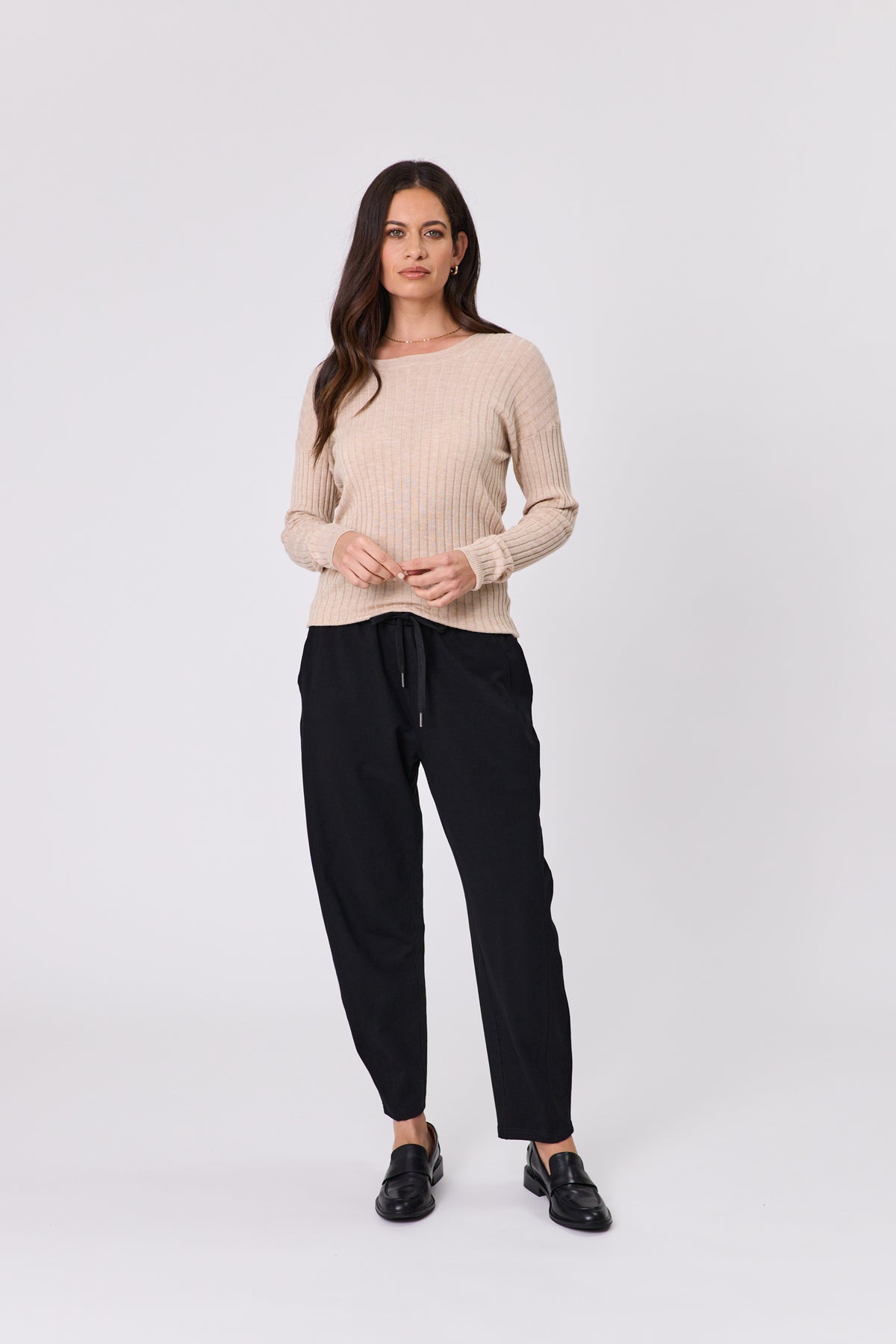 Marlow Barrel Trackie Black – Garwood Boutique