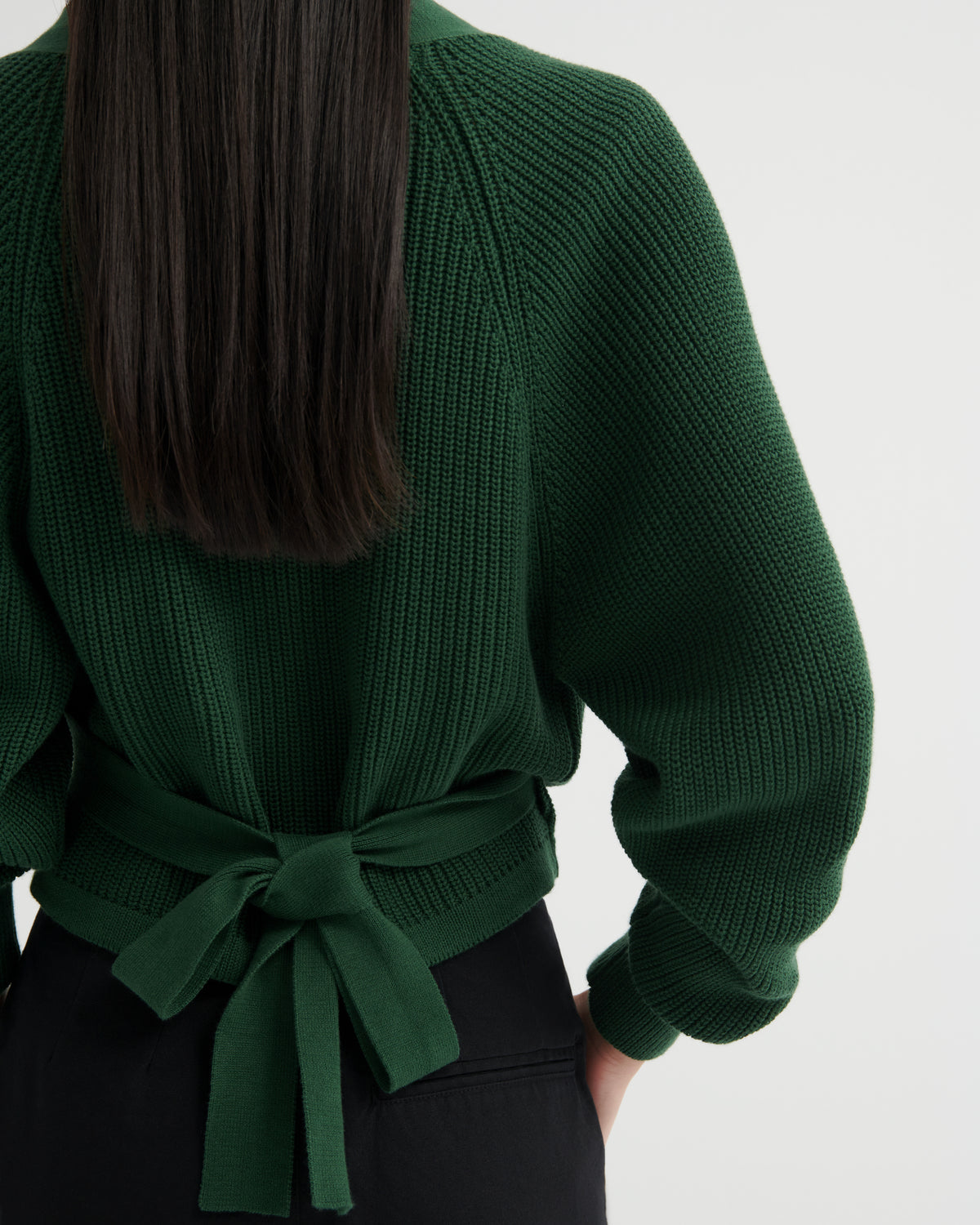 Kowtow Composure Cardigan Forest – Garwood Boutique